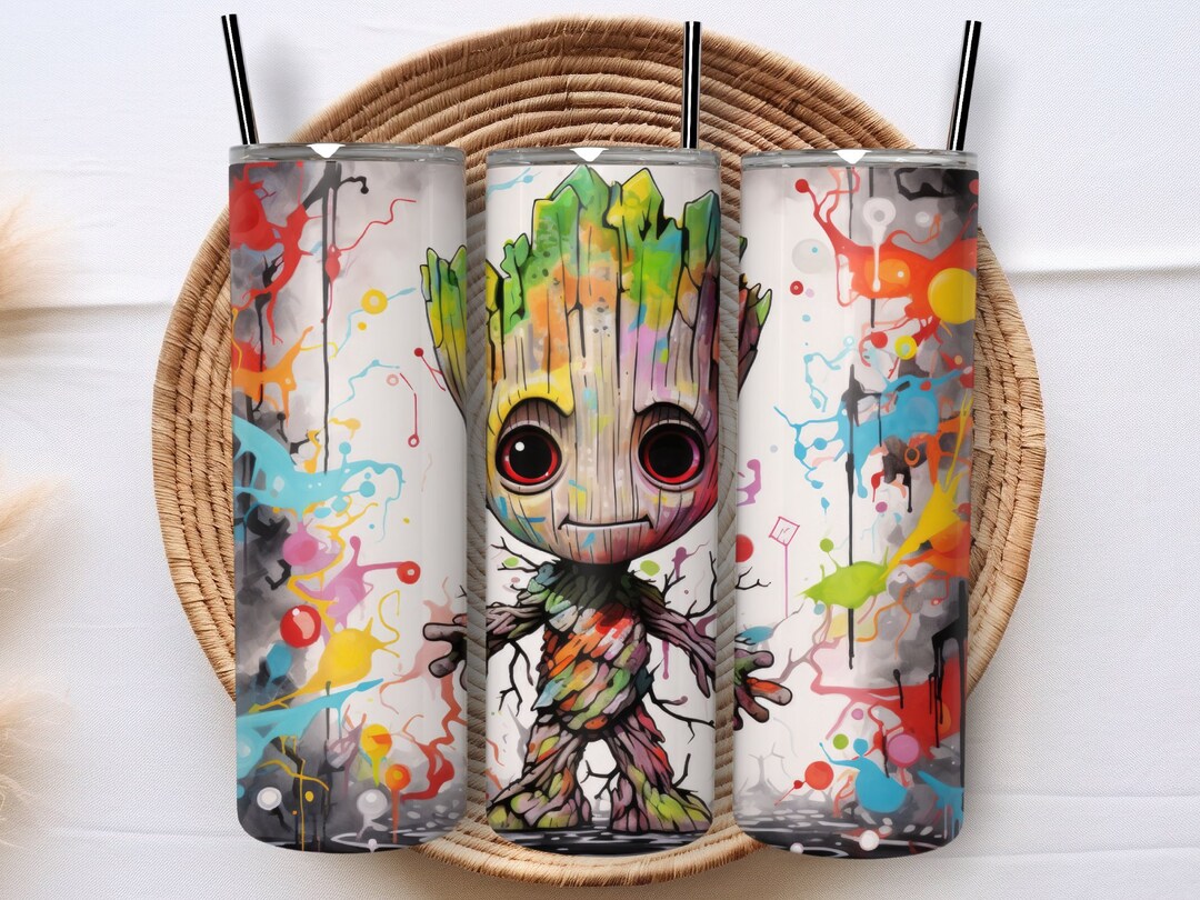 Groot Tumbler Wrap Guardian Galaxy Wrap Groot Png Baby Groot Tumbler ...