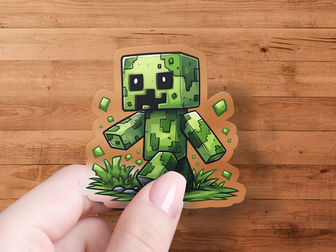 Minecraft Stickers Minecraft PNG Minecraft Gift Minecraft Clipart Gift ...