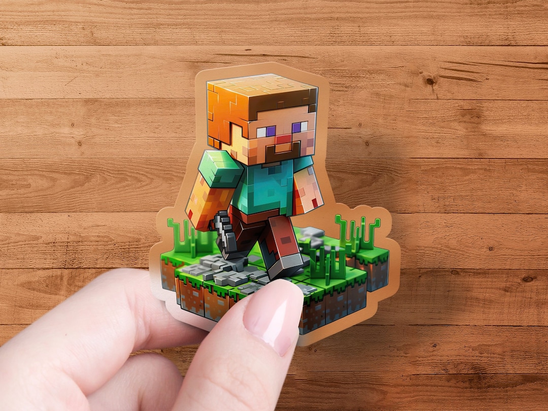 Minecraft Stickers Minecraft PNG Minecraft Gift Minecraft Clipart Gift ...