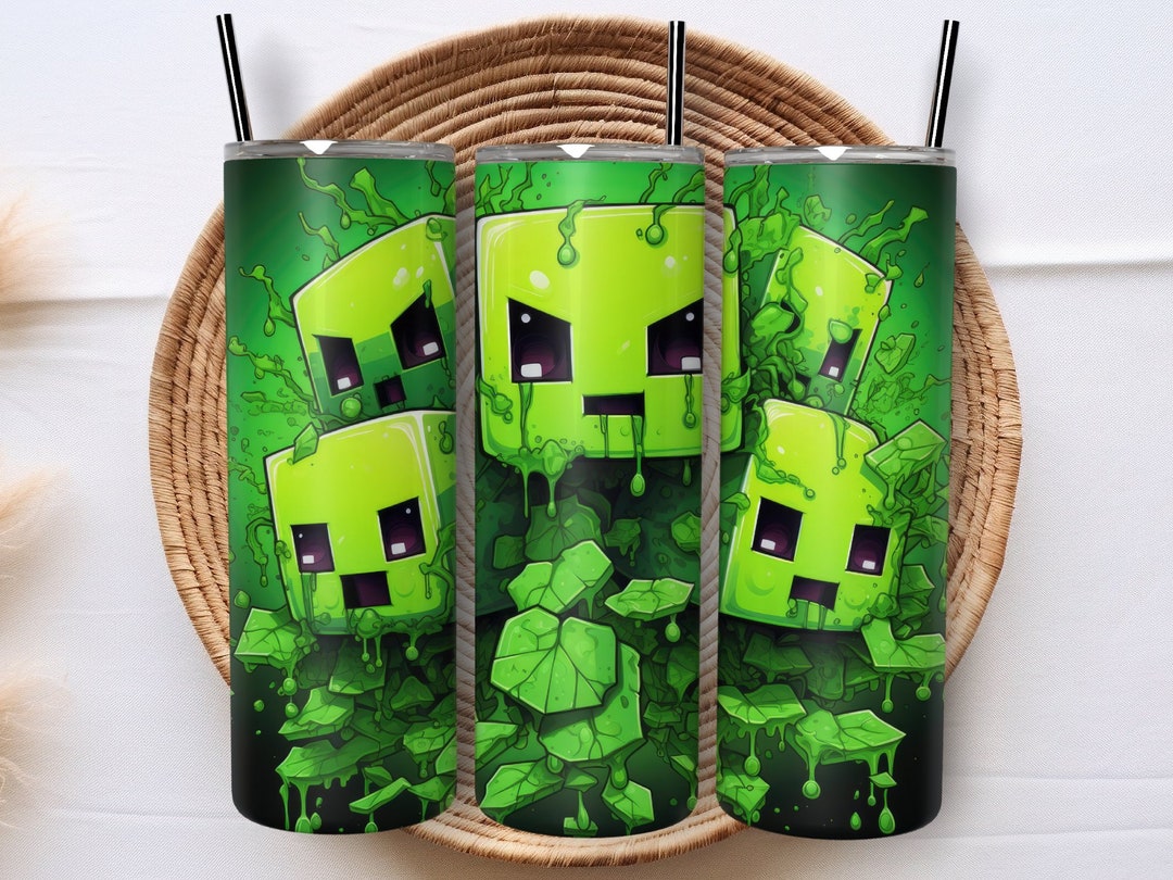 Minecraft Tumbler Wrap Creeper Tumbler Wrap Mindcraft - Etsy UK