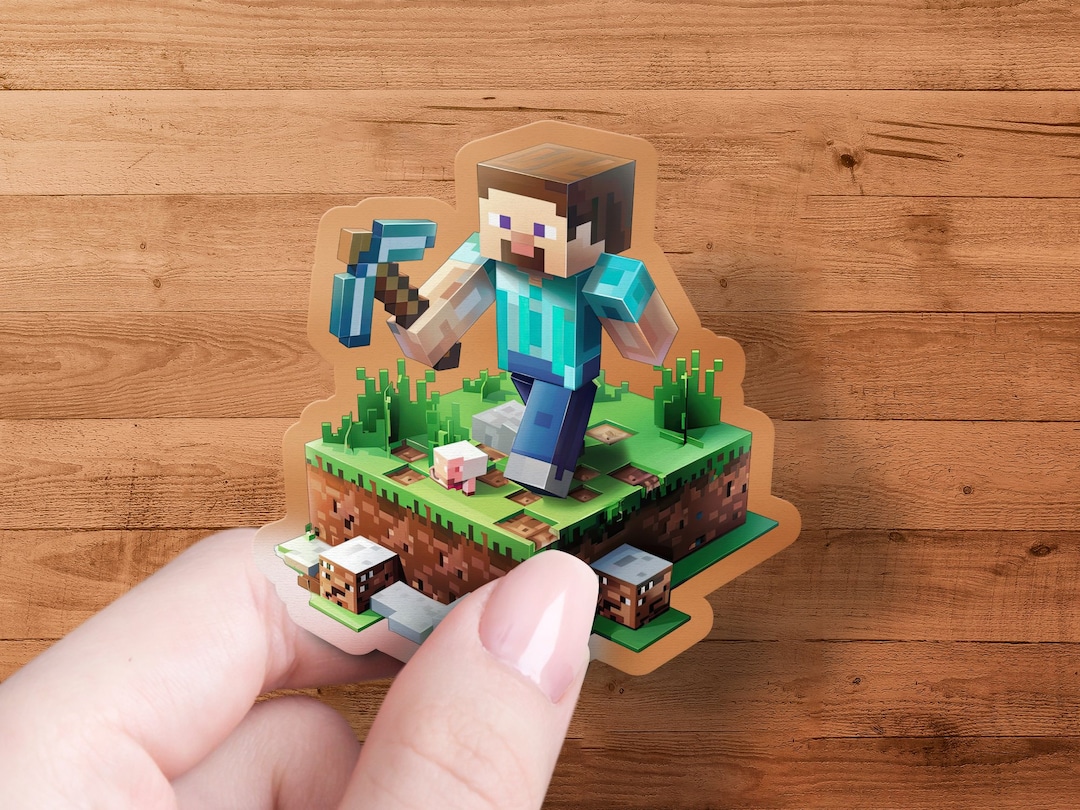 Minecraft Stickers Minecraft PNG Minecraft Gift Minecraft Clipart Gift ...