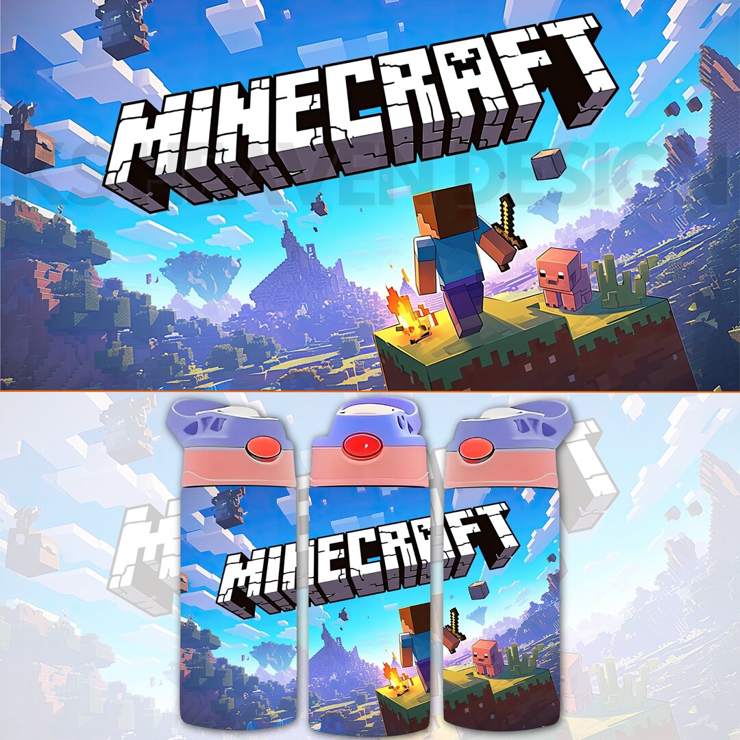 12oz Minecraft Tumbler Wrap, 12oz Minecraft Tumbler Wrap Png ...