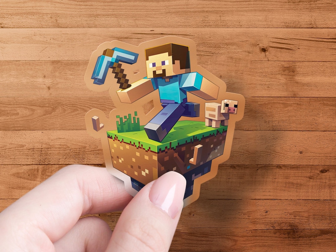 Minecraft Stickers Minecraft PNG Minecraft Gift Minecraft Clipart Gift ...