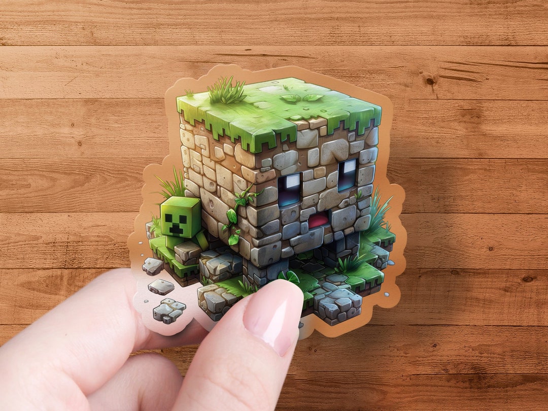 Minecraft Stickers Minecraft PNG Minecraft Gift Minecraft Clipart Gift ...