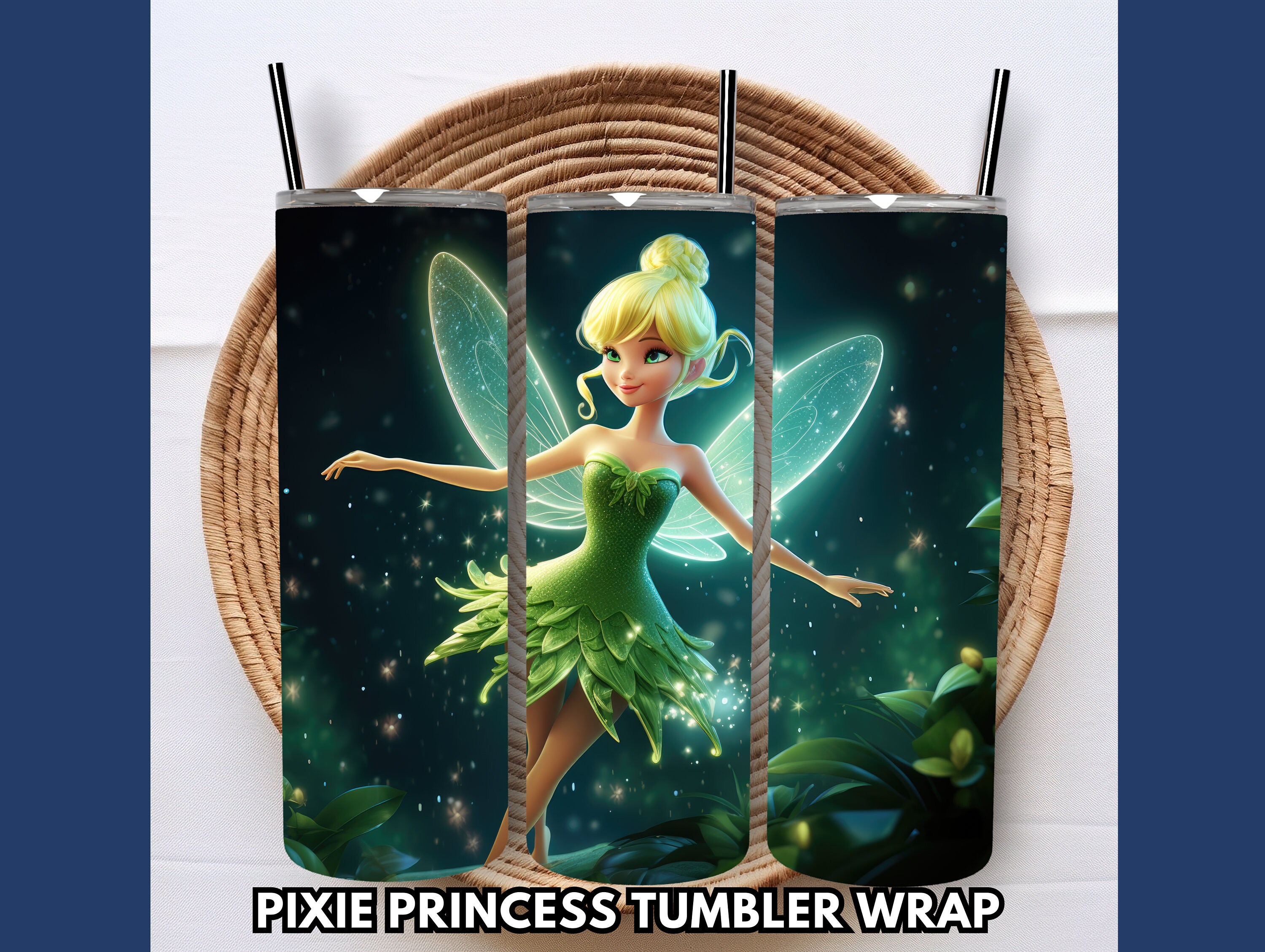 Pixie Tumbler Wrap Sublimation Design 20oz Skinny Tumblers - Etsy