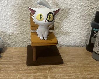 Suzume Daijin Smiling Cat 3D Print - Etsy