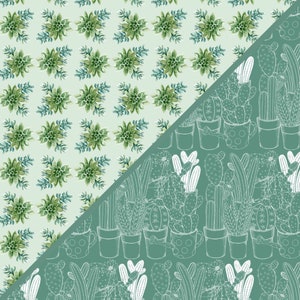 Cacti Crazy 12pc A4 Digital Paper Kit - Etsy