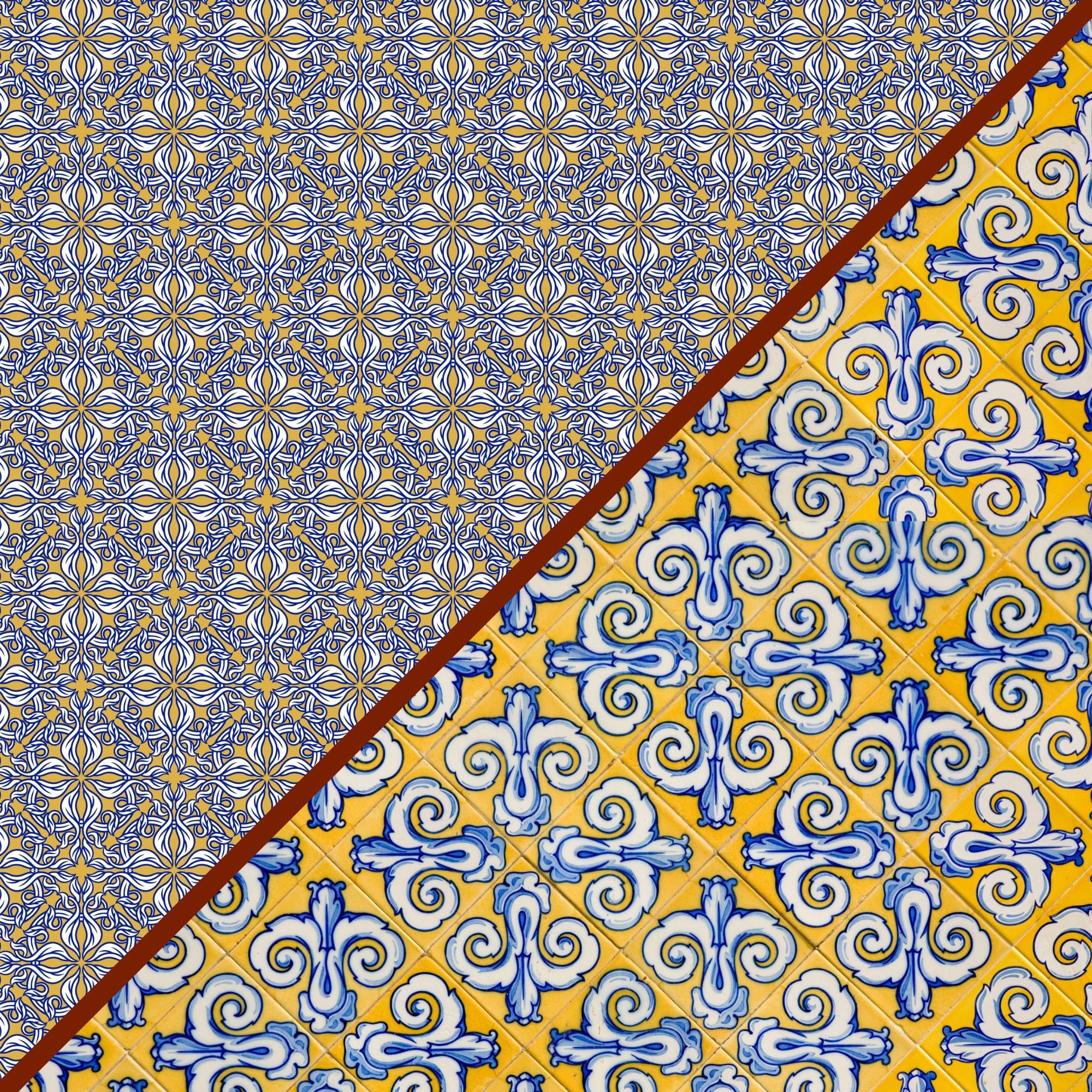 Spanish Tiles 12pc A4 Digital Paper Kit - Etsy