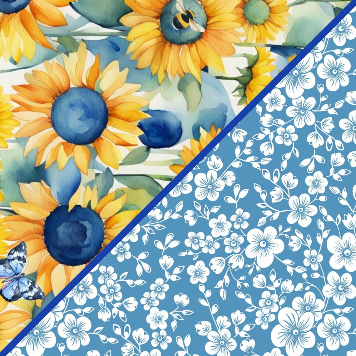 Sunflower Days 12pc A4 Digital Paper Kit - Etsy