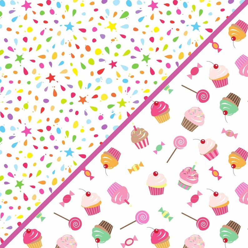 Birthday Bonanza 12pc A4 Digital Paper Kit - Etsy