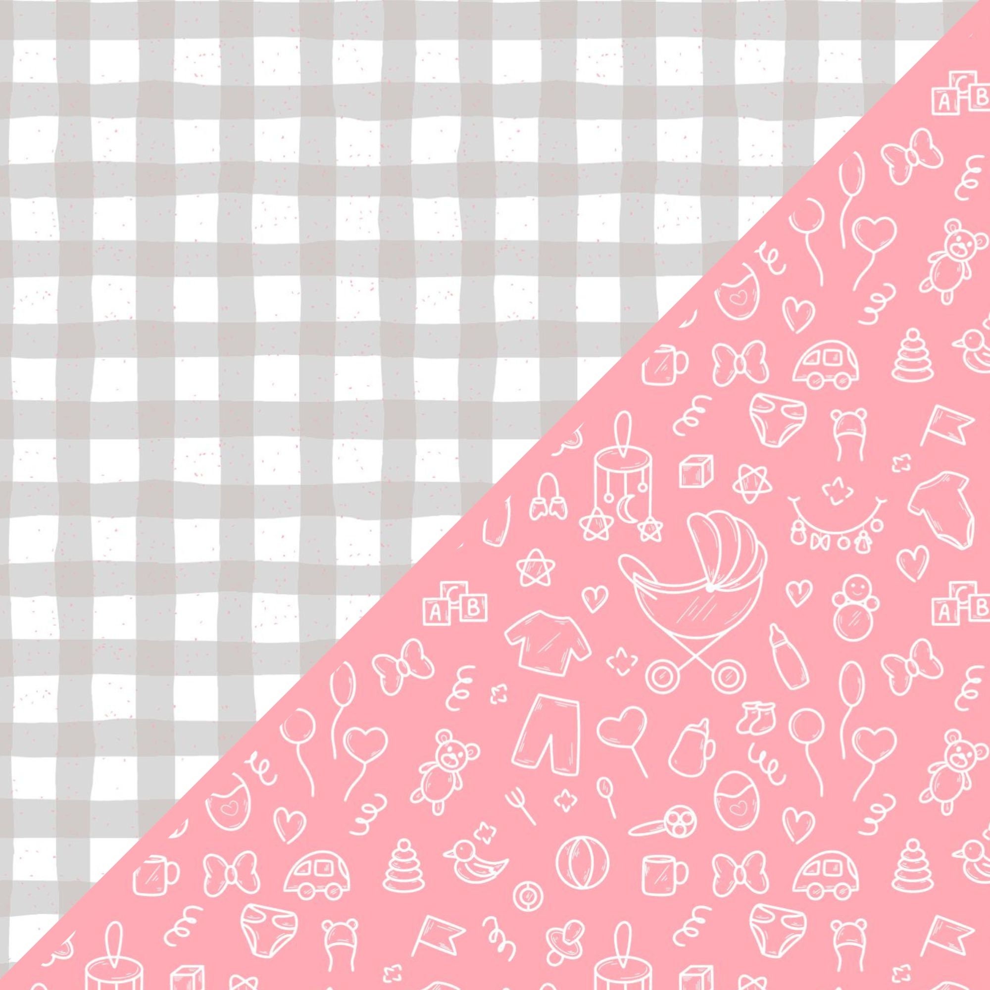 It's a Girl! 12pc A4 Digital Paper Kit - Etsy