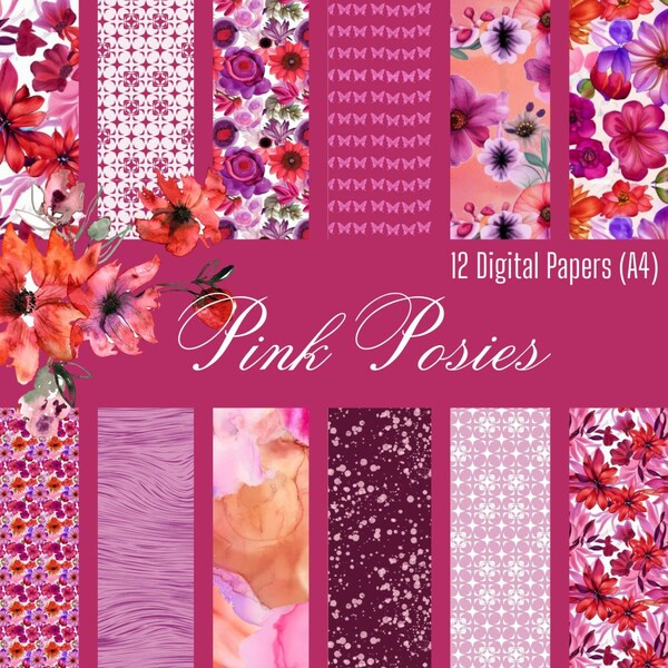 A4 Digital Paper - Etsy