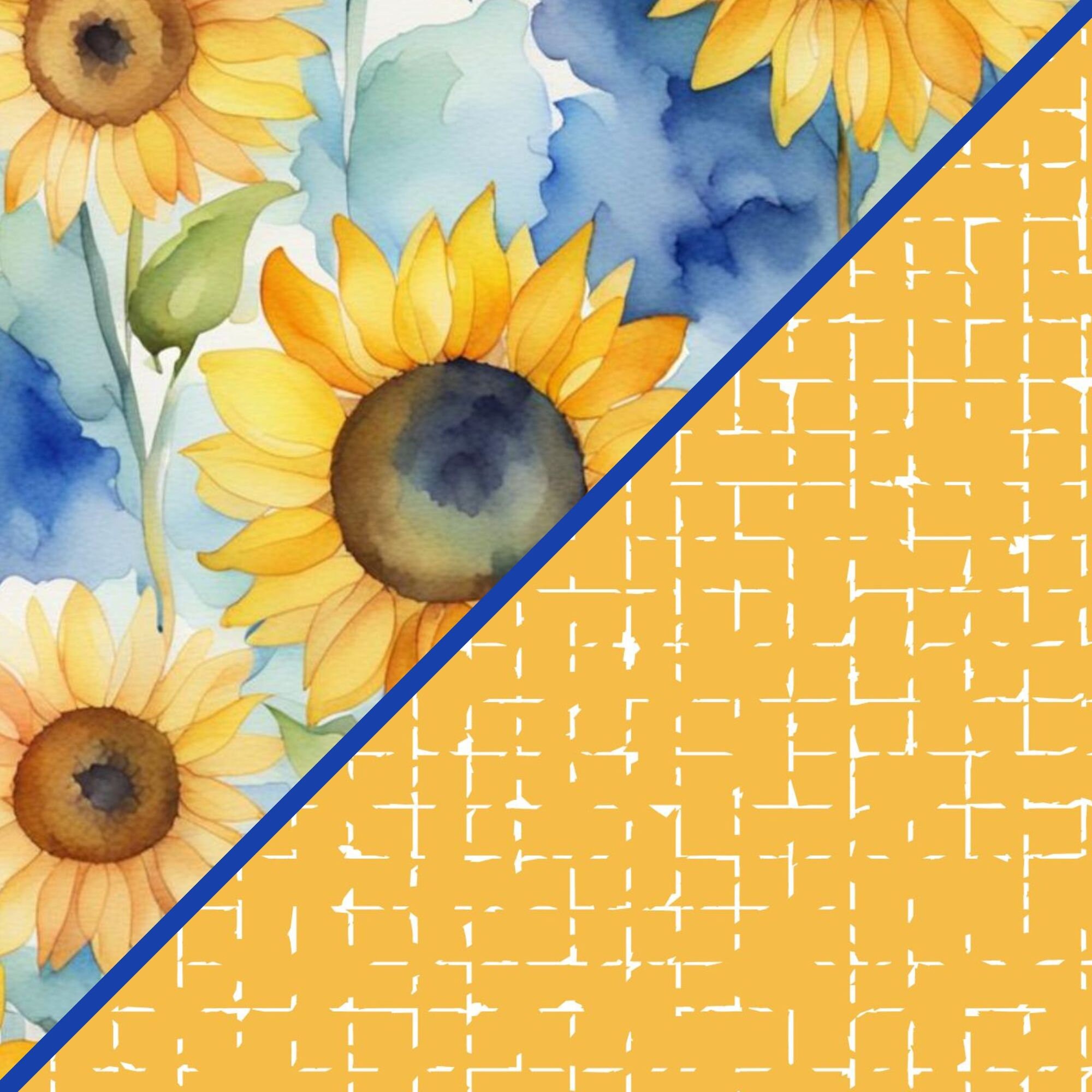 Sunflower Days 12pc A4 Digital Paper Kit - Etsy