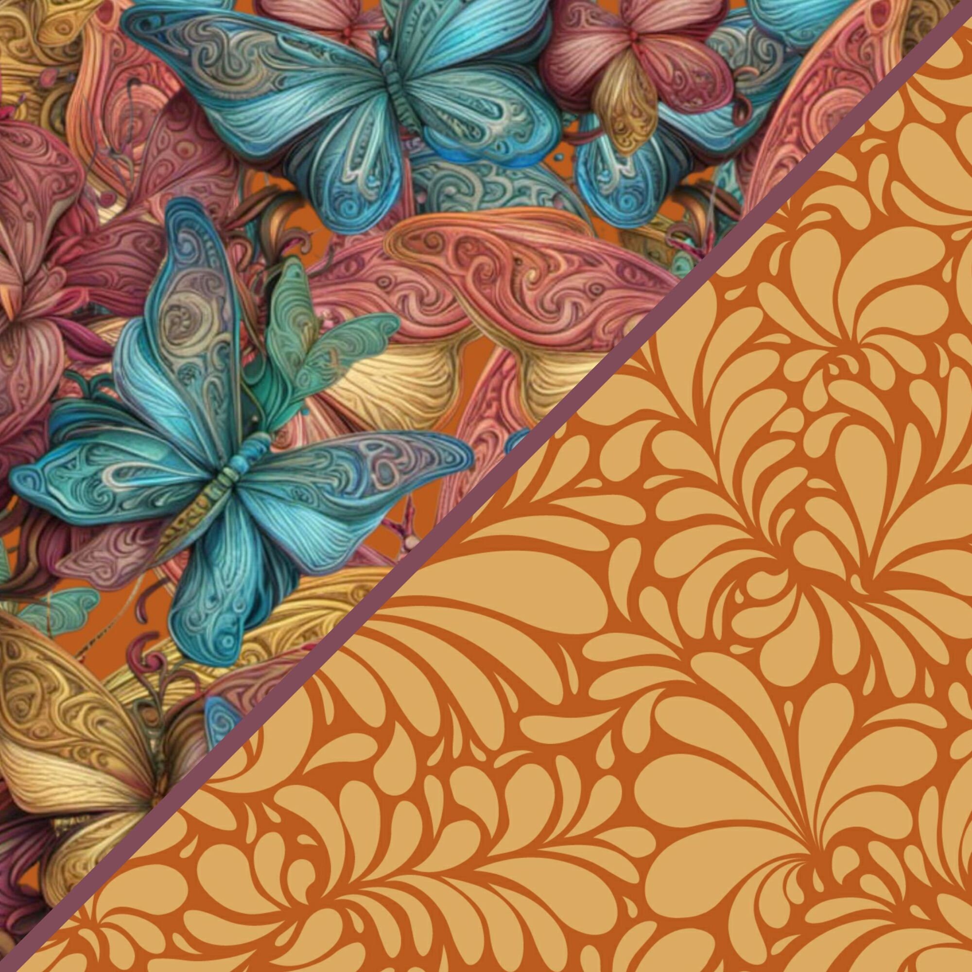 Butterflies Galore 12pc A4 Digital Paper Kit - Etsy