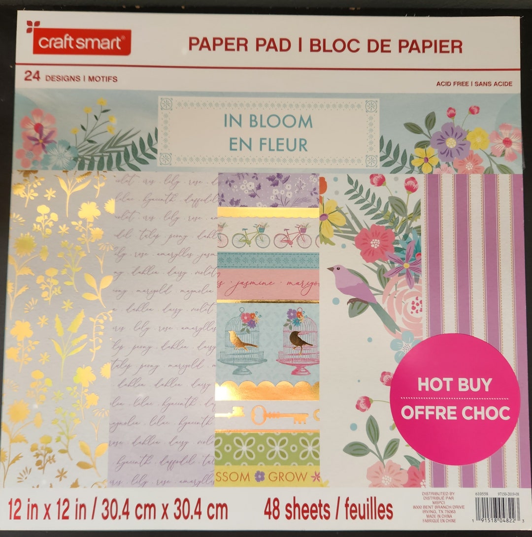 Craftsmart 12x12 in Bloom **48/48 Pages** - Etsy