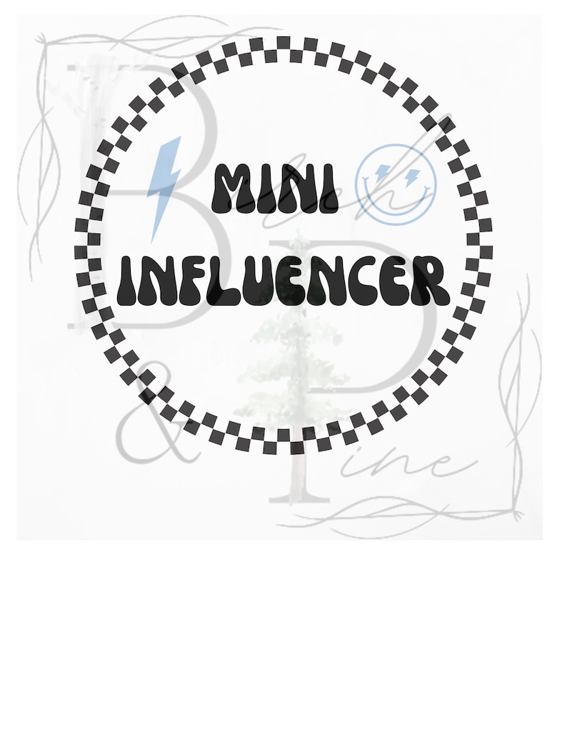 Mini Influencer PNG - Etsy