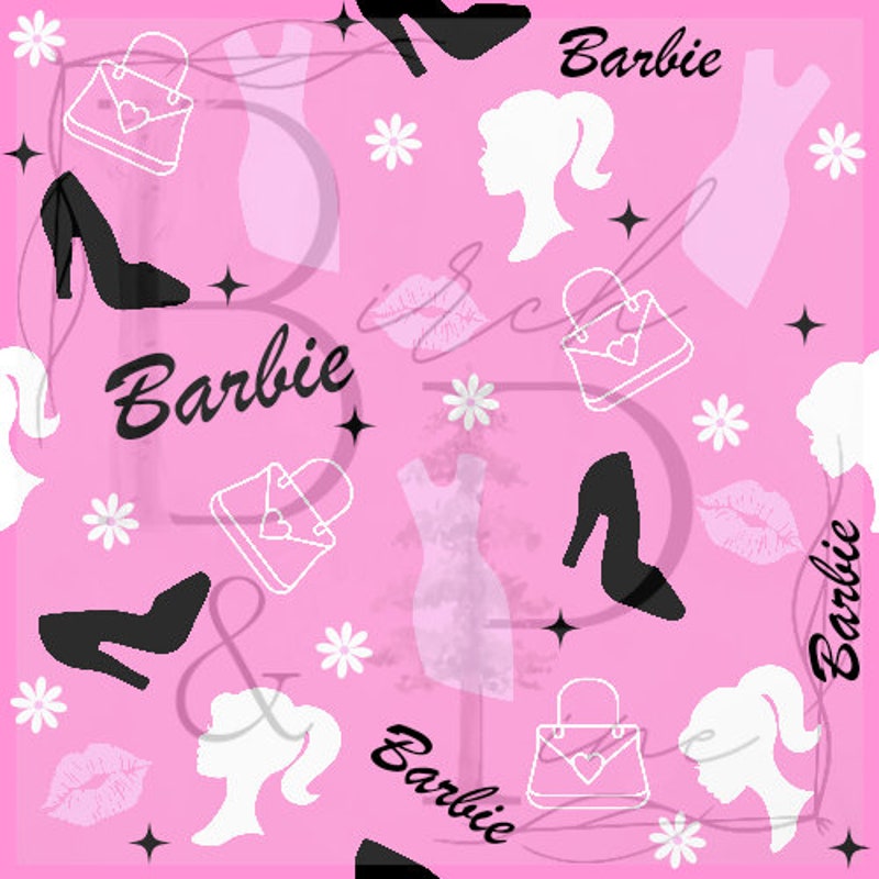 Barbie Fabric by the Yard - Etsy