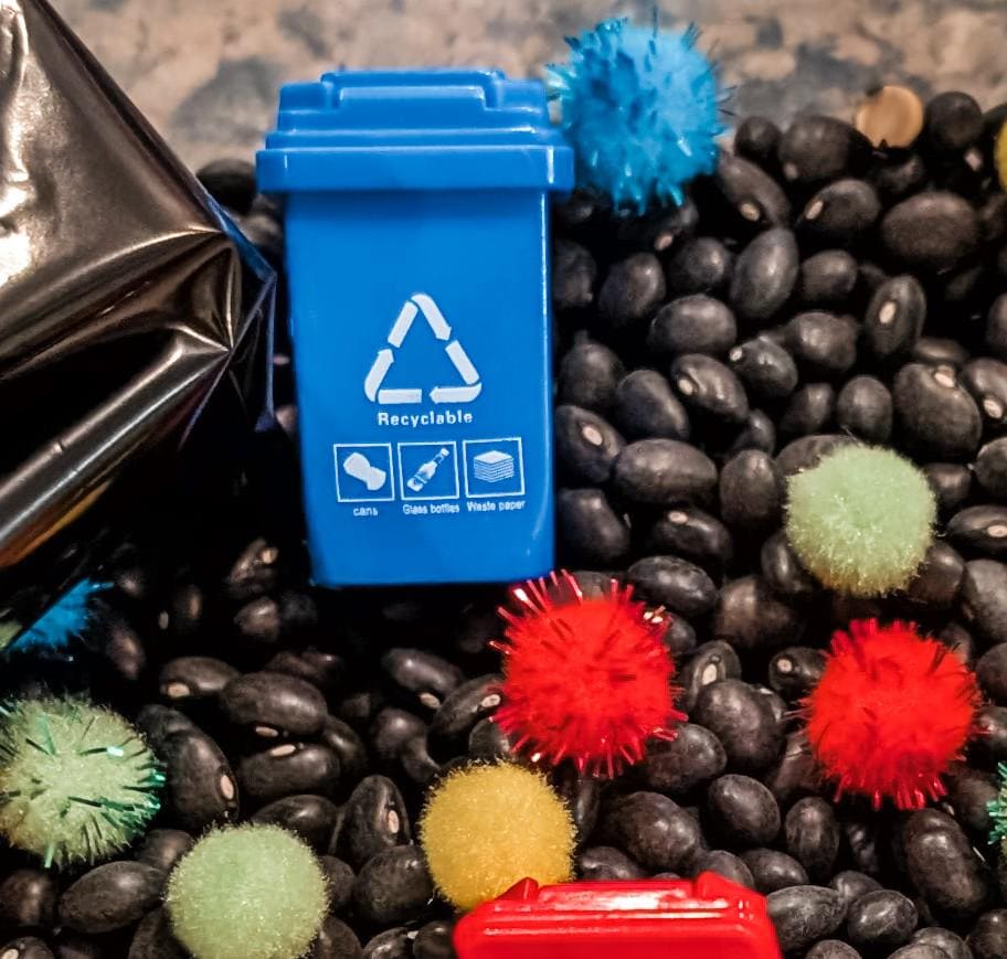 Garbage Truck Sensory Bin - Etsy
