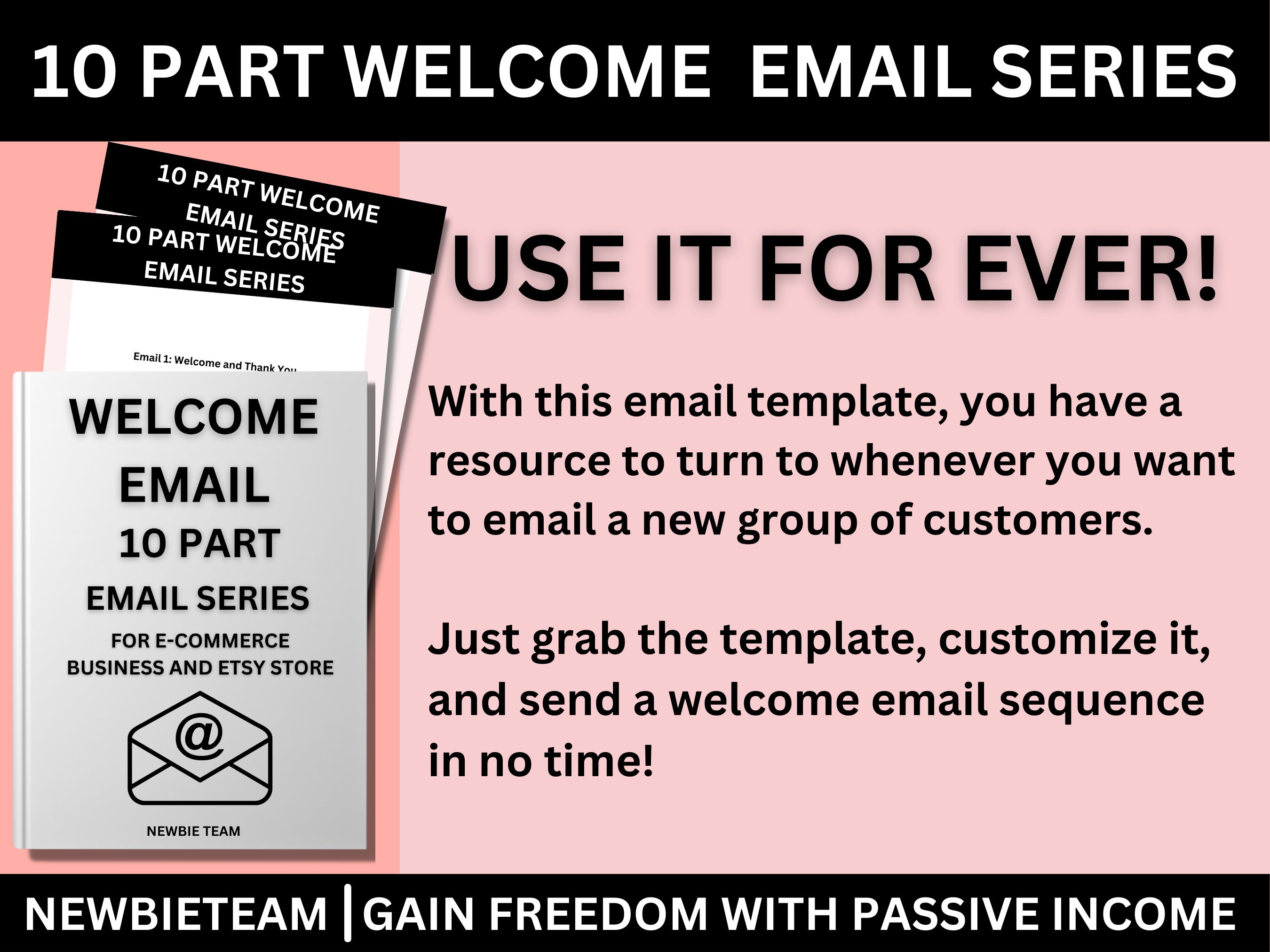 10-part Customizable Welcome Email Series for E-commerce and Etsy ...