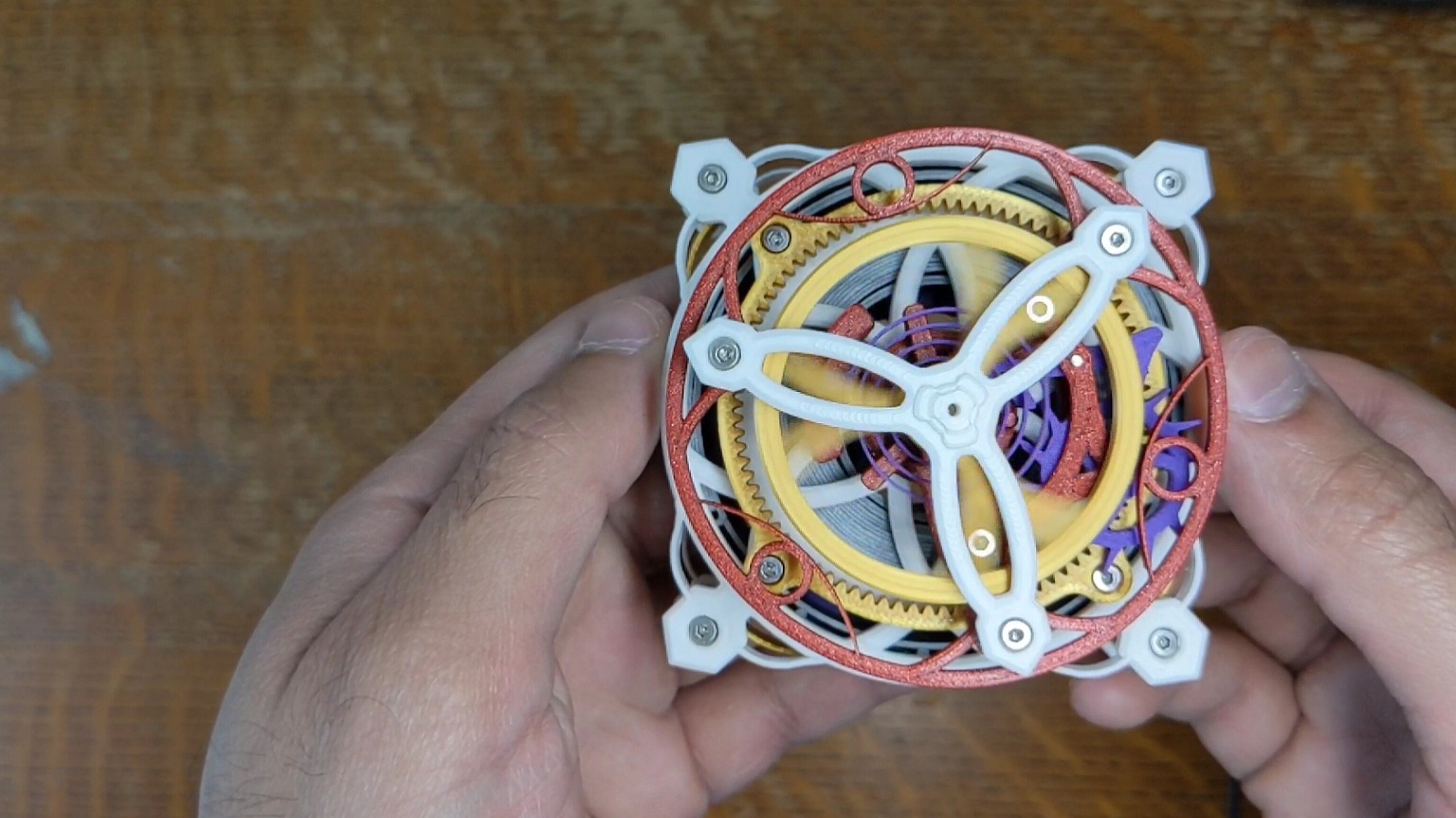 3D Printed DIY Kit Desk Toy Mechanical Watch Mechanism - Etsy