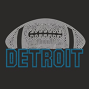 Detroit Rhinestone Template Ss10 Svg,detroit Cheer Woman Shirts Svg ...