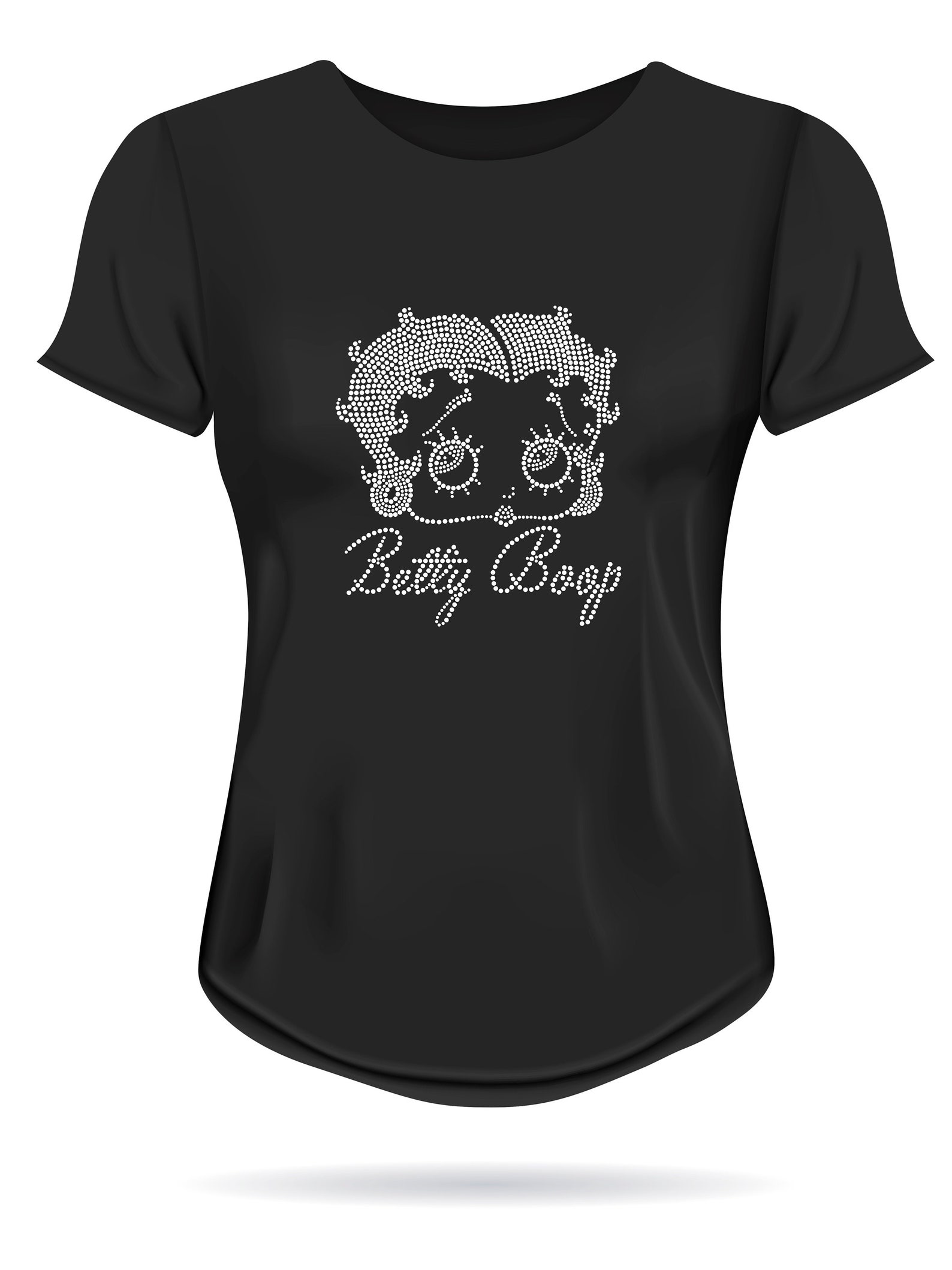 Classic Betty Boop Rhinestone Template SVG Template Cut - Etsy