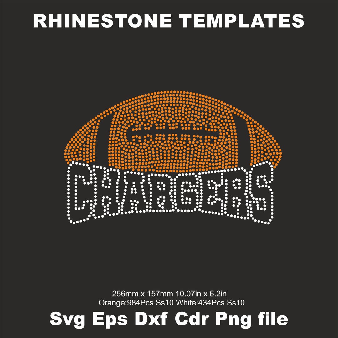 Chargers Rhinestone Template,svg Chargers Football Ss10 Rhinestone ...