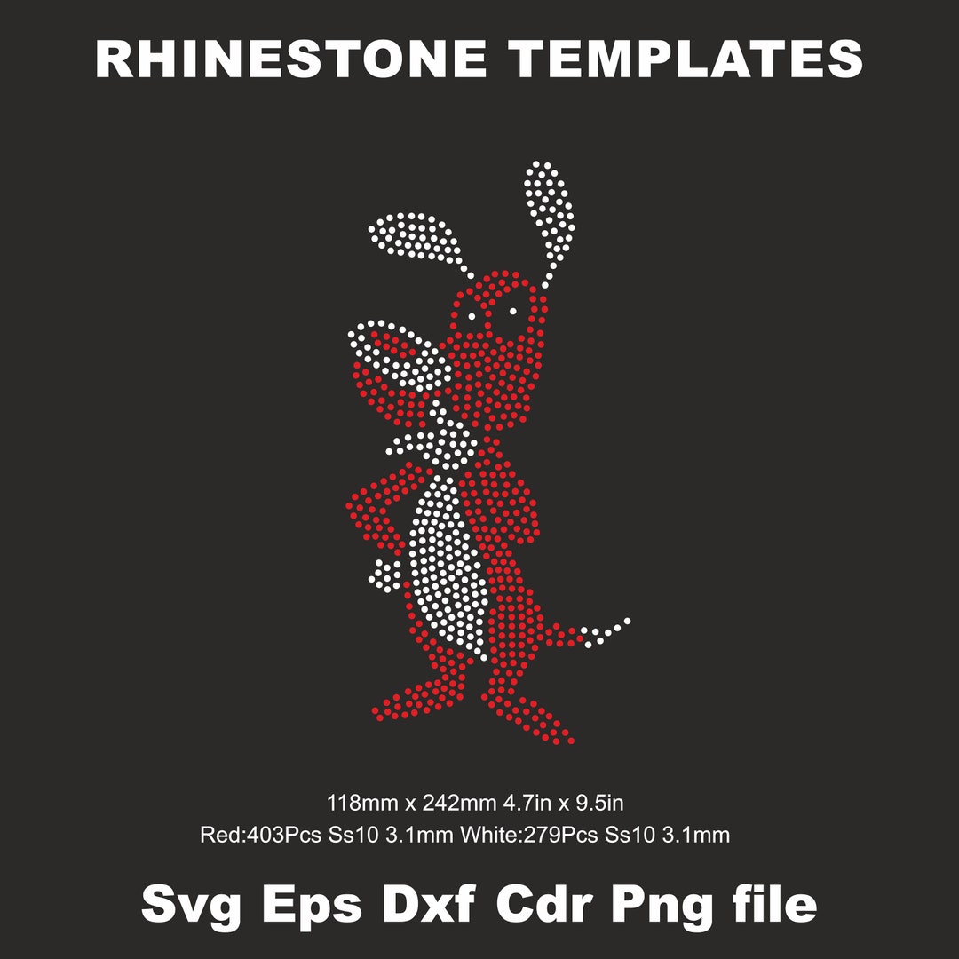 Rhinestone Dog, Rhinestone Animal Ss10 Cartoon,dog, Rhinestone Kids ...