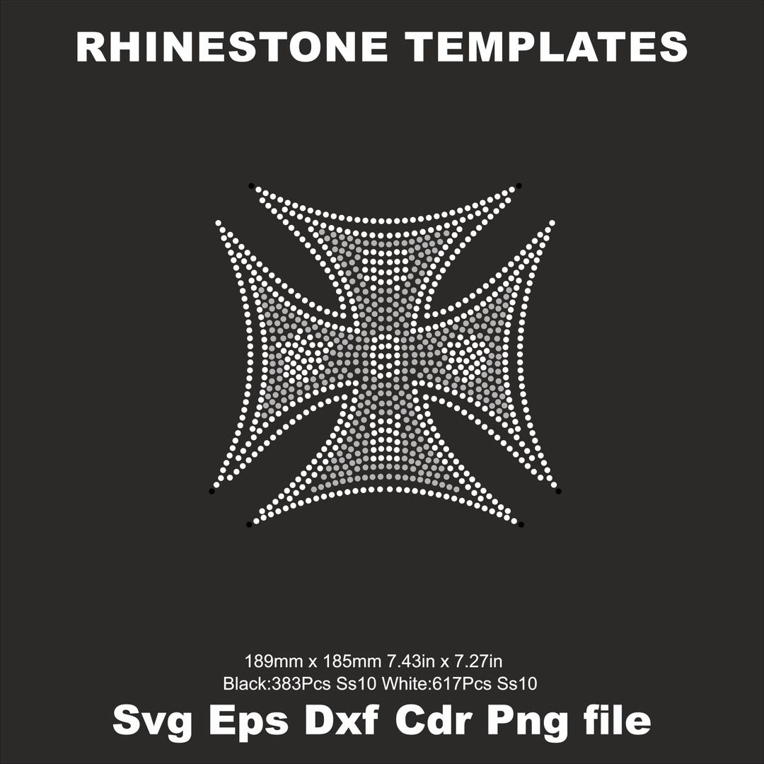 Cross Rhinestone SVG Template,faith Rhinestone Ss10 Cross Cricut ...