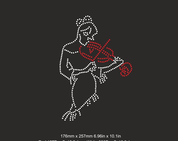 Classic Betty Boop Rhinestone Template SVG Template, Cut File,ss10 Ss6 ...