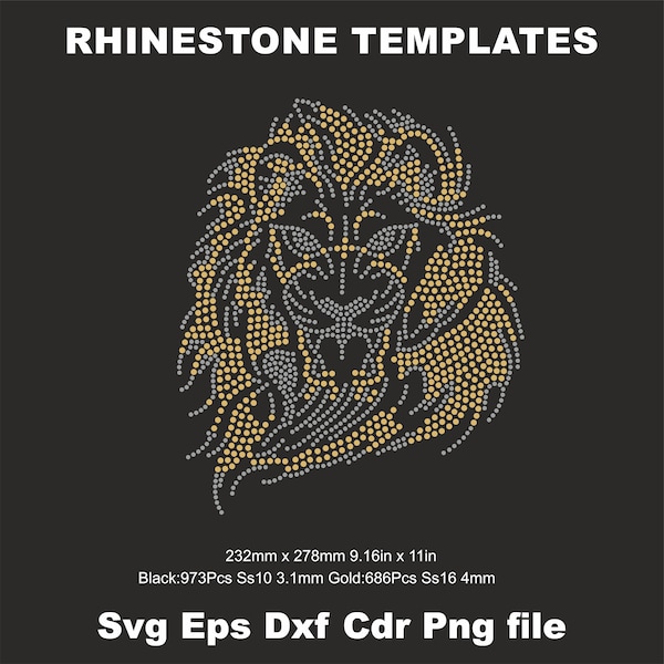 Rhinestone Tiger - Etsy