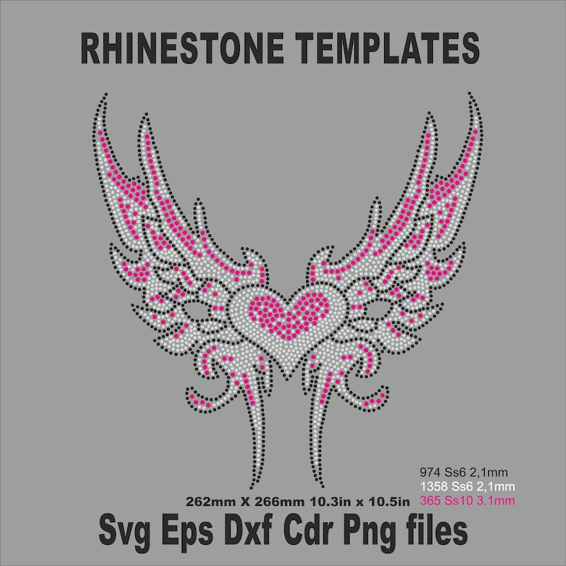 Rhinestone Angel - Etsy