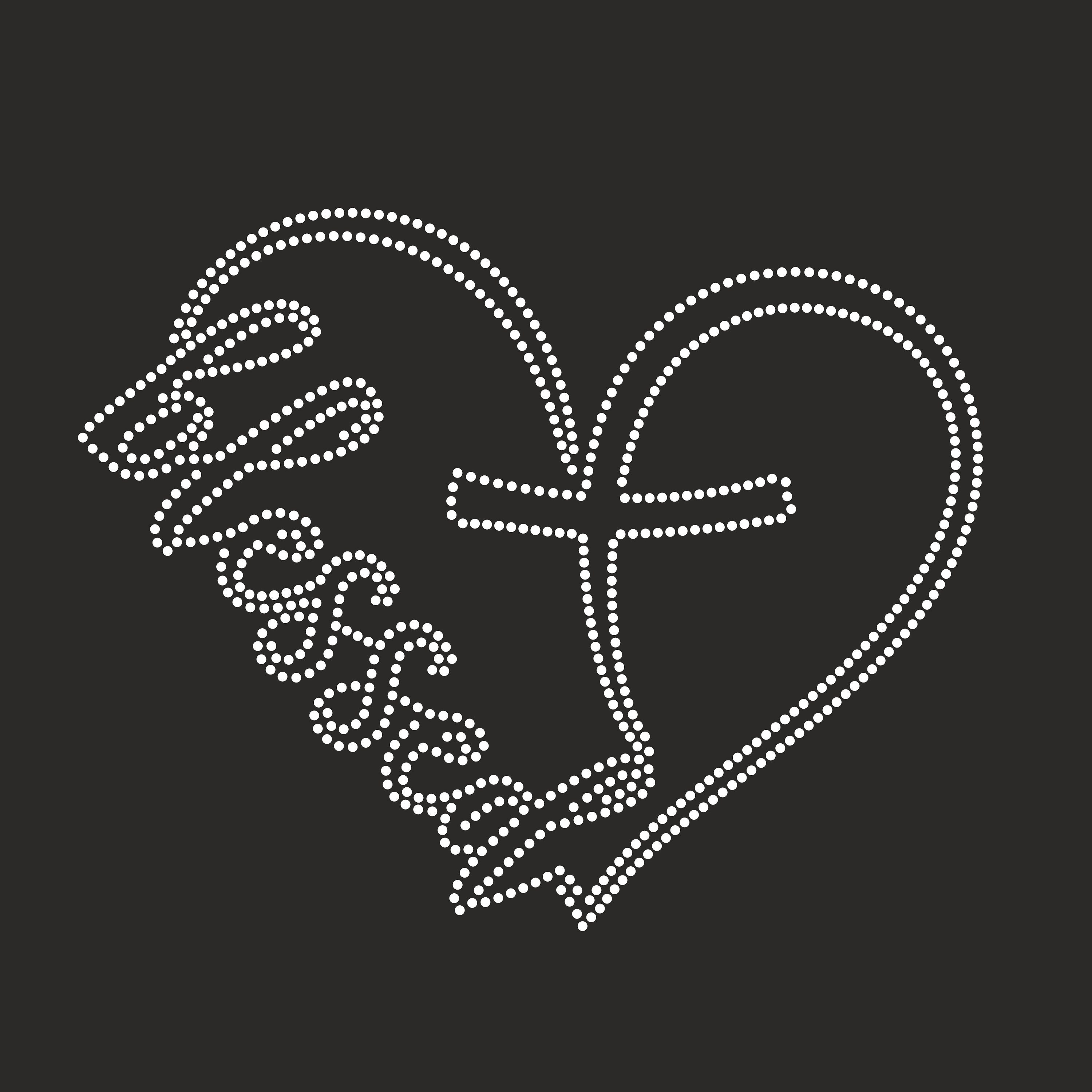 Blessed Heart Rhinestone Ss10, Heart Blessed Woman Shirts Svg ...