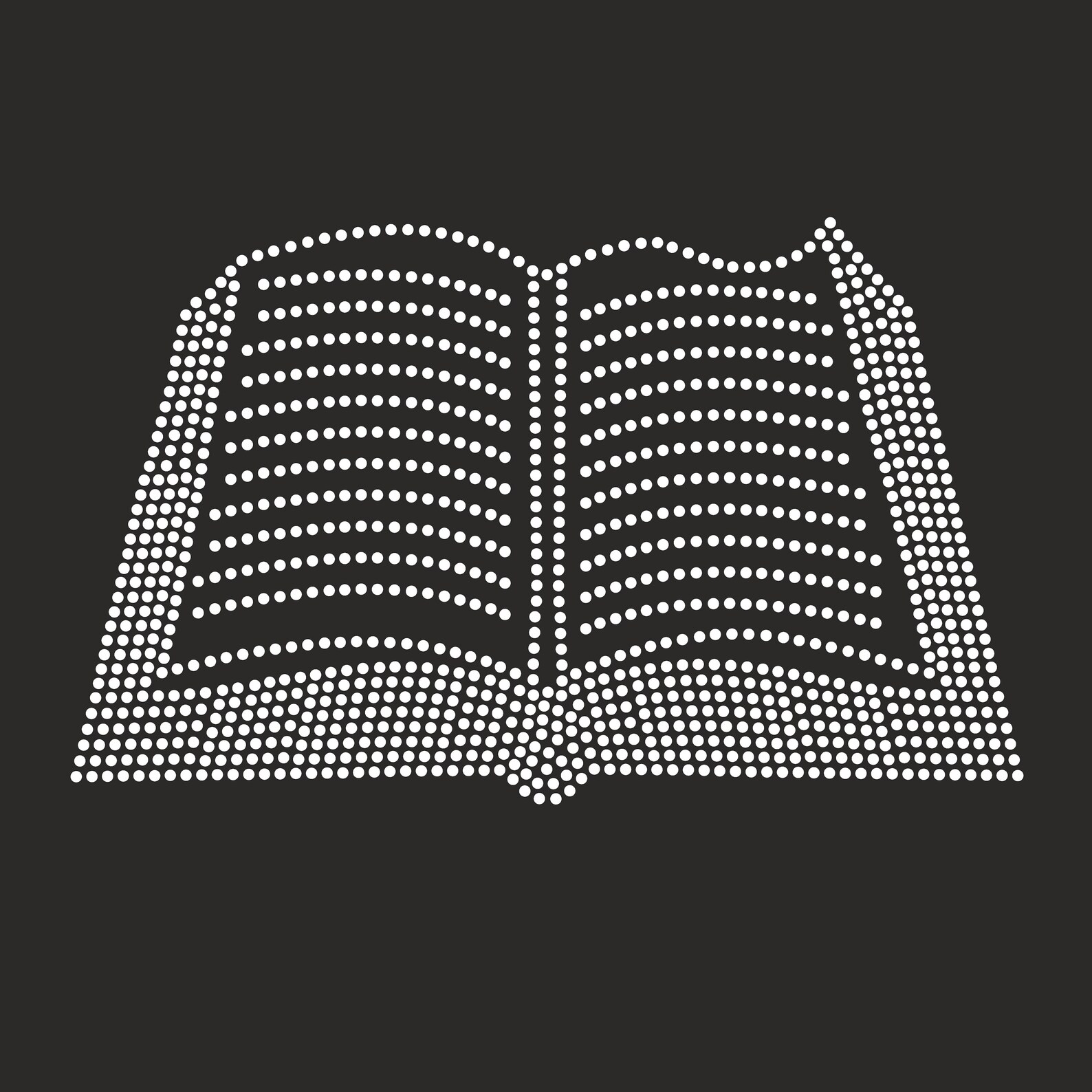 Book Rhinestone Templates Design SVG SS10 ,notebook Rhinestone, Book ...