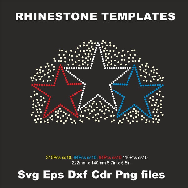 Three Stars Svg - Etsy