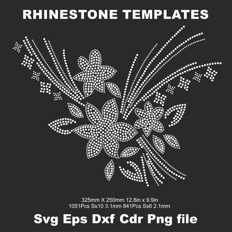 Rhinestone Template Collar Necklace Ss10 Ss6 Hotfix Design - Etsy