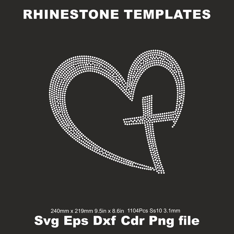 Rhinestone Clothing Cross - Etsy