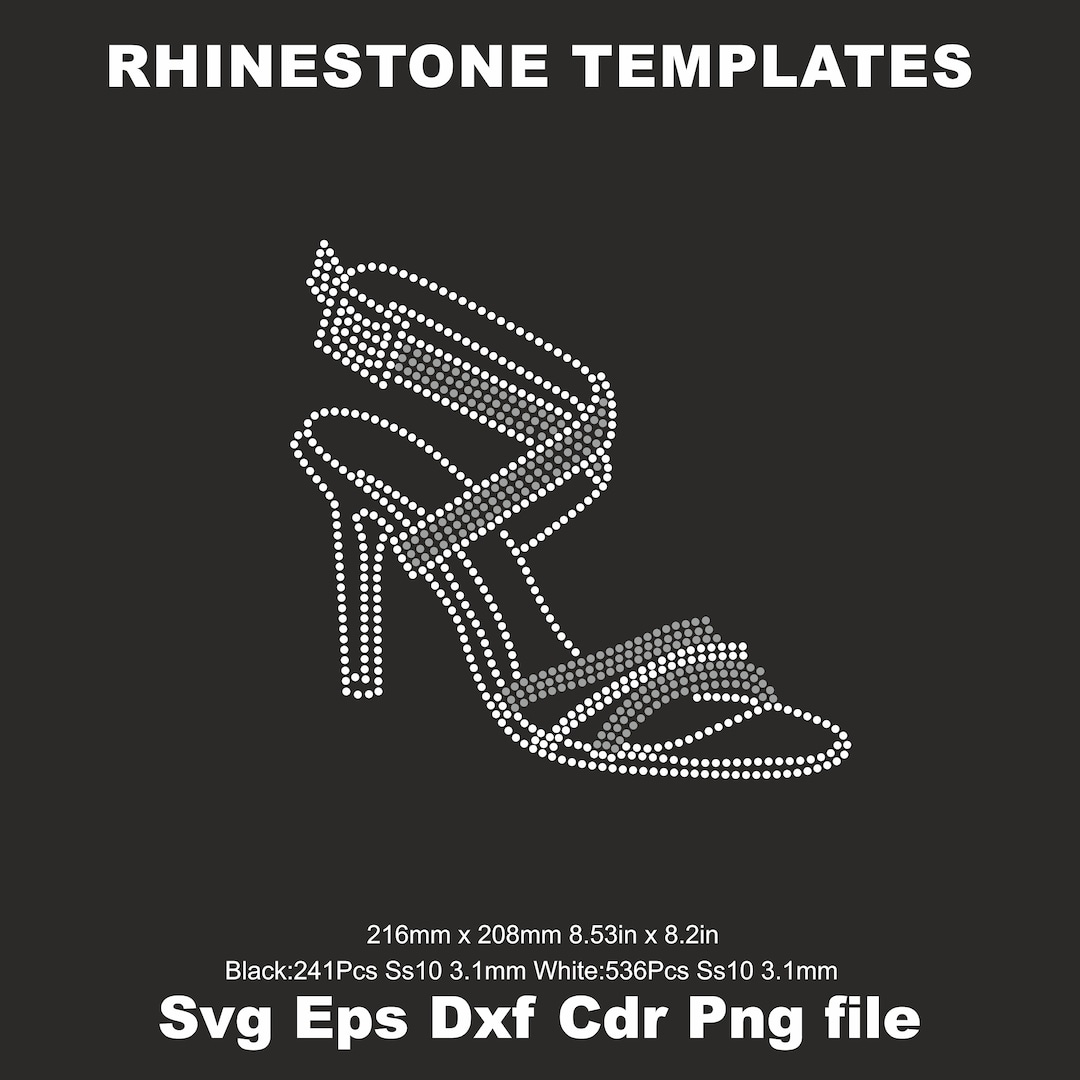 Rhinestone High Heels Svg Templates Svg,high Heels Woman Shirts Svg ...