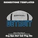 Detroit Rhinestone Template Ss10 Svg,detroit Cheer Woman Shirts Svg ...