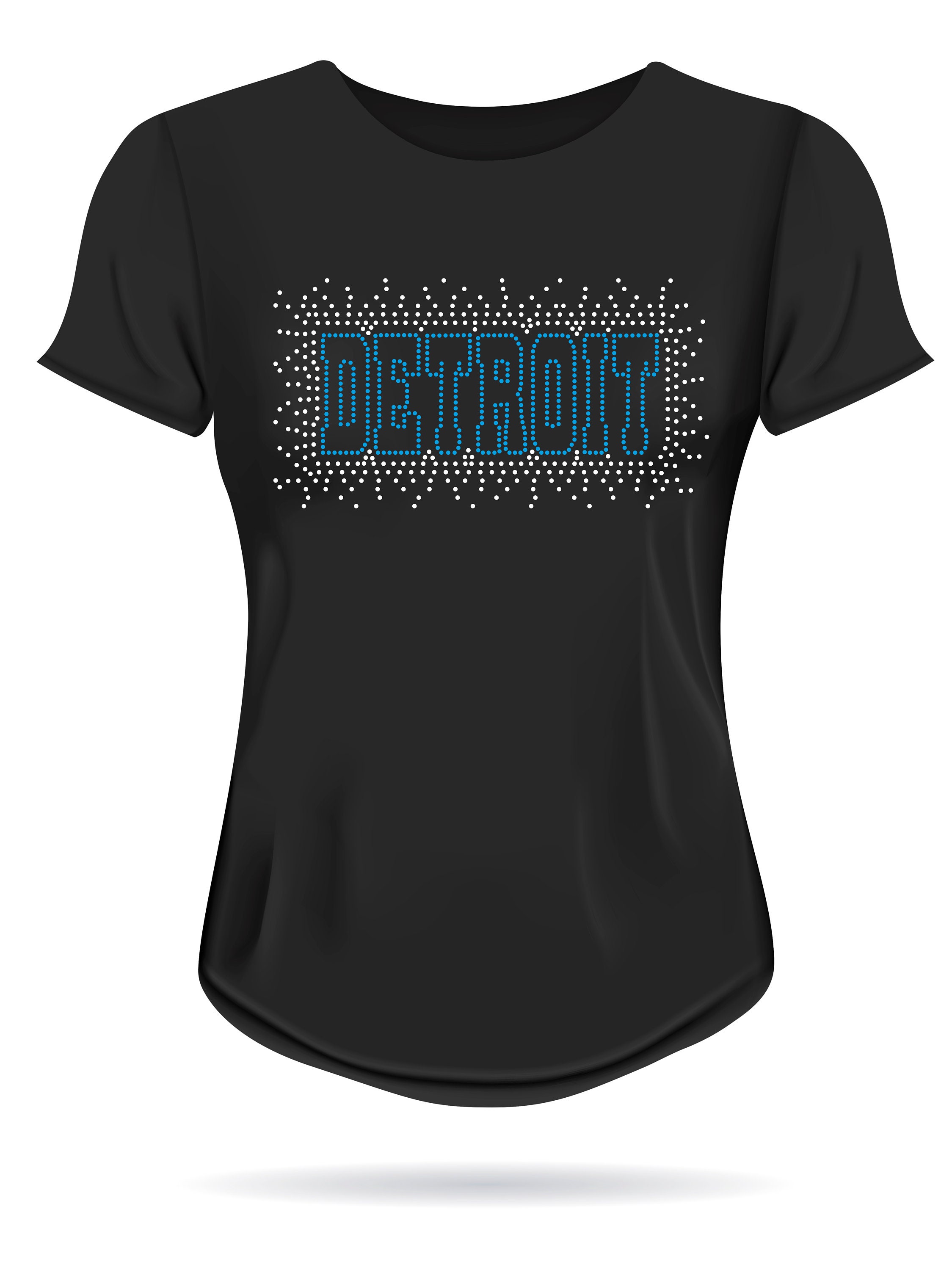 Detroit Rhinestone Template,svg Detroit Ss10 Rhinestone Template,cheer ...