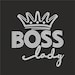 Boss Lady Rhinestone Template Ss10,crown Rhinestone Template,rhinestone ...