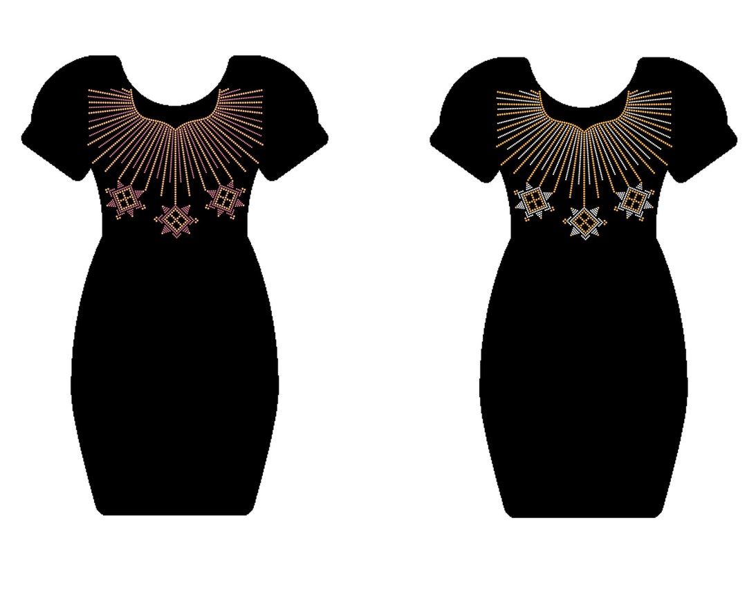 Rhinestone Collar, Necklace, Dress, Chest Pattern Bling Design Download ...