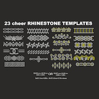 Rhinestone Templates - Etsy
