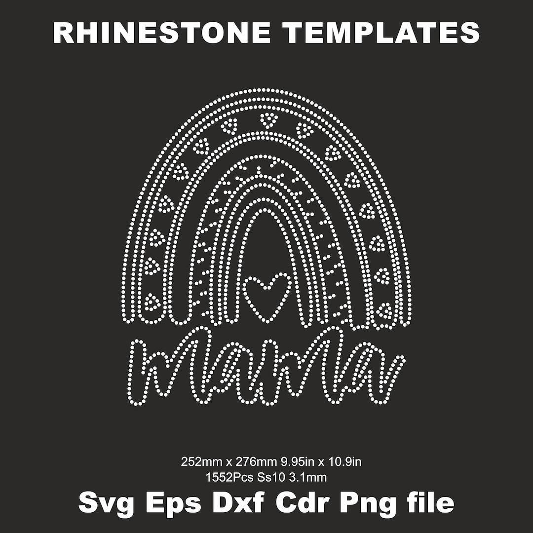 Mama Rhinestone MAMA Template Svg,rhinestone Mom,mother,gift,t Shirt ...