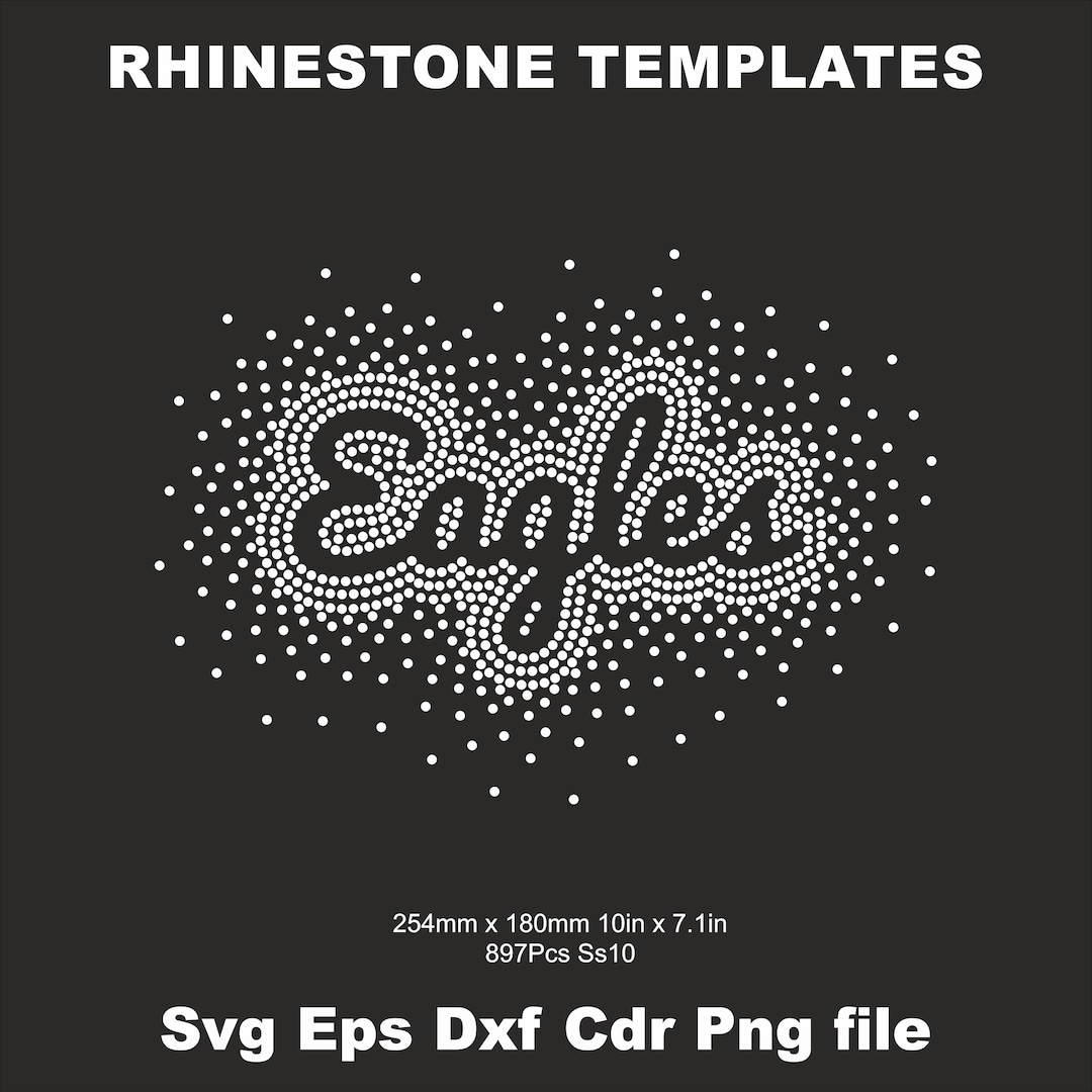 Eagles Scatter Rhinestone Template,svg Eagles Ss10 Rhinestone Template ...