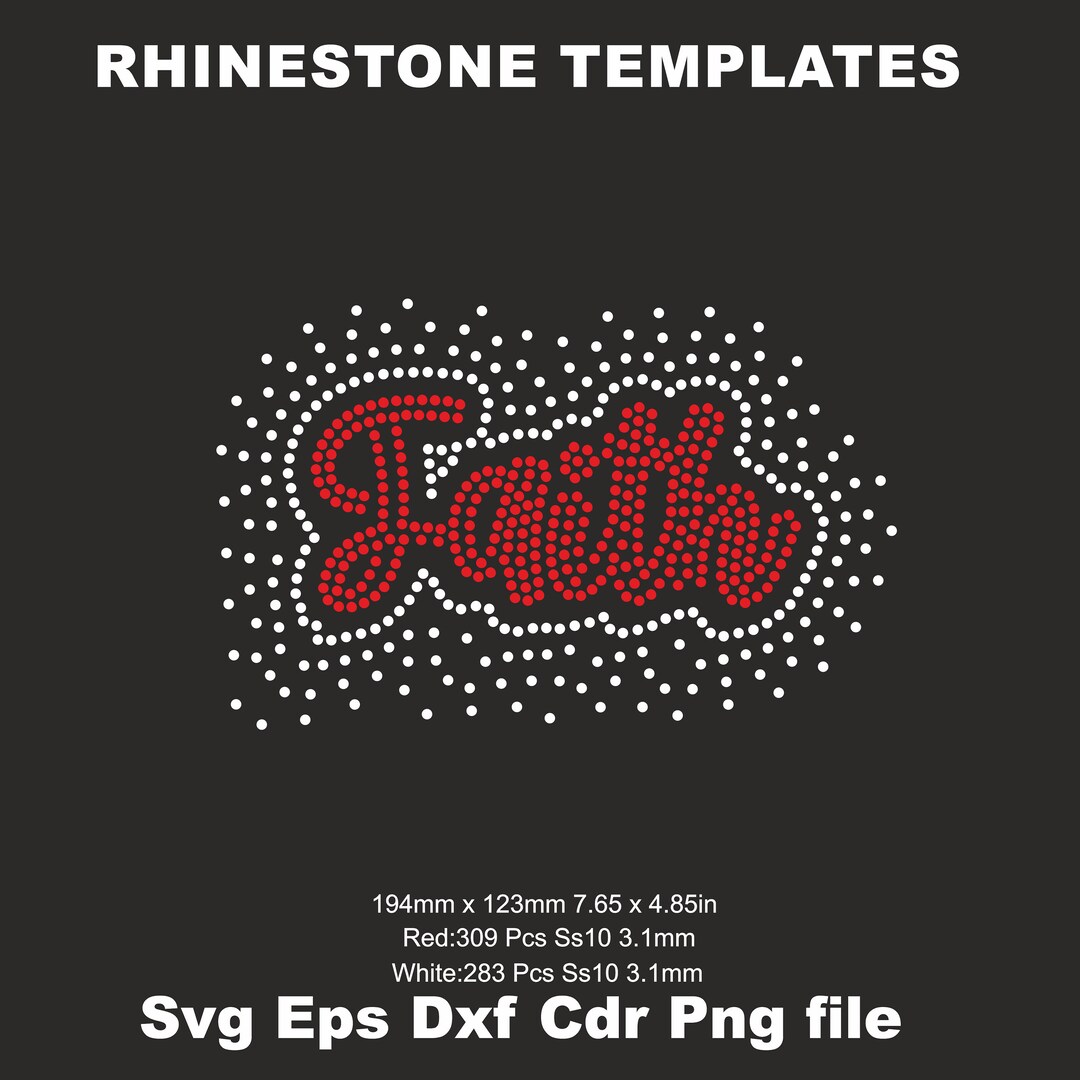 Faith Scattered Rhinestone Template Design SVG Ss10,faith Woman Shirts ...