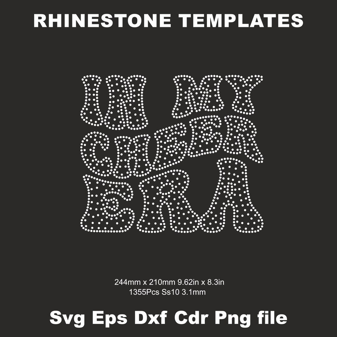 Cheer Era Rhinestone Template SVG Ss10,cheer Svg Template,cheerleader ...