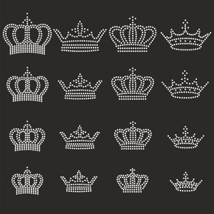 Coronet Bundle Rhinestone Template,crown Bundle,ss10 Crown Crystal ...