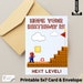 Mario Birthday Card & Envelope, Instant Download - Etsy