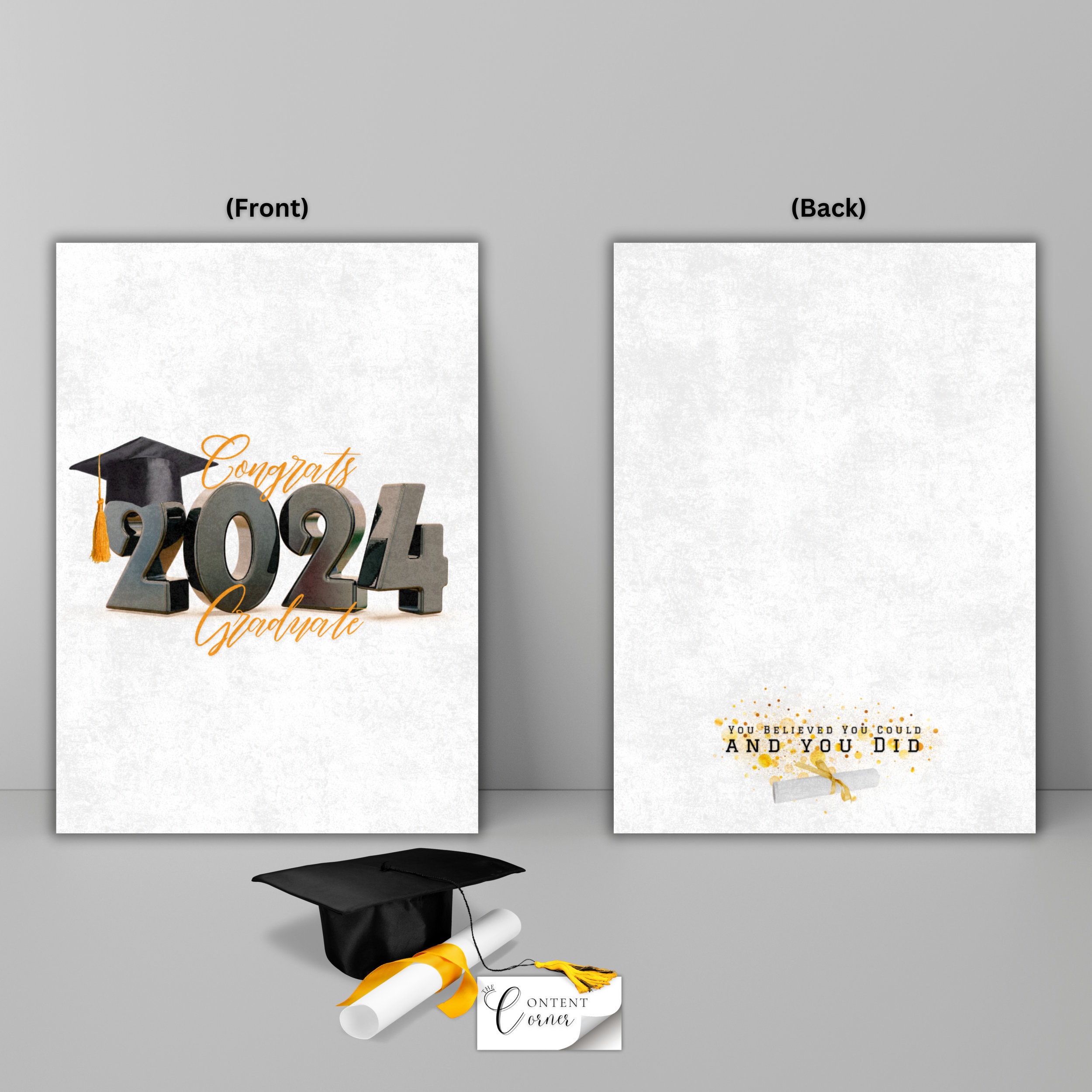 Printable 2024 Graduation Card Congrats Graduate Card Instant Download ...